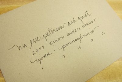 Inviting the Plus One • Persnickety Invitation Studio