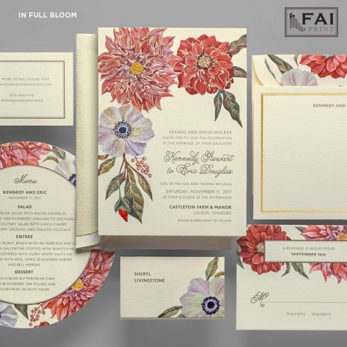 FAI Print Invitations • Persnickety Invitation Studio