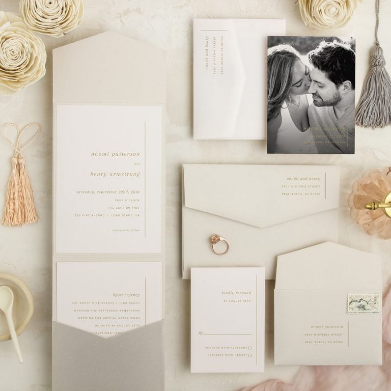 Signature Line Invitations • Persnickety Invitation Studio