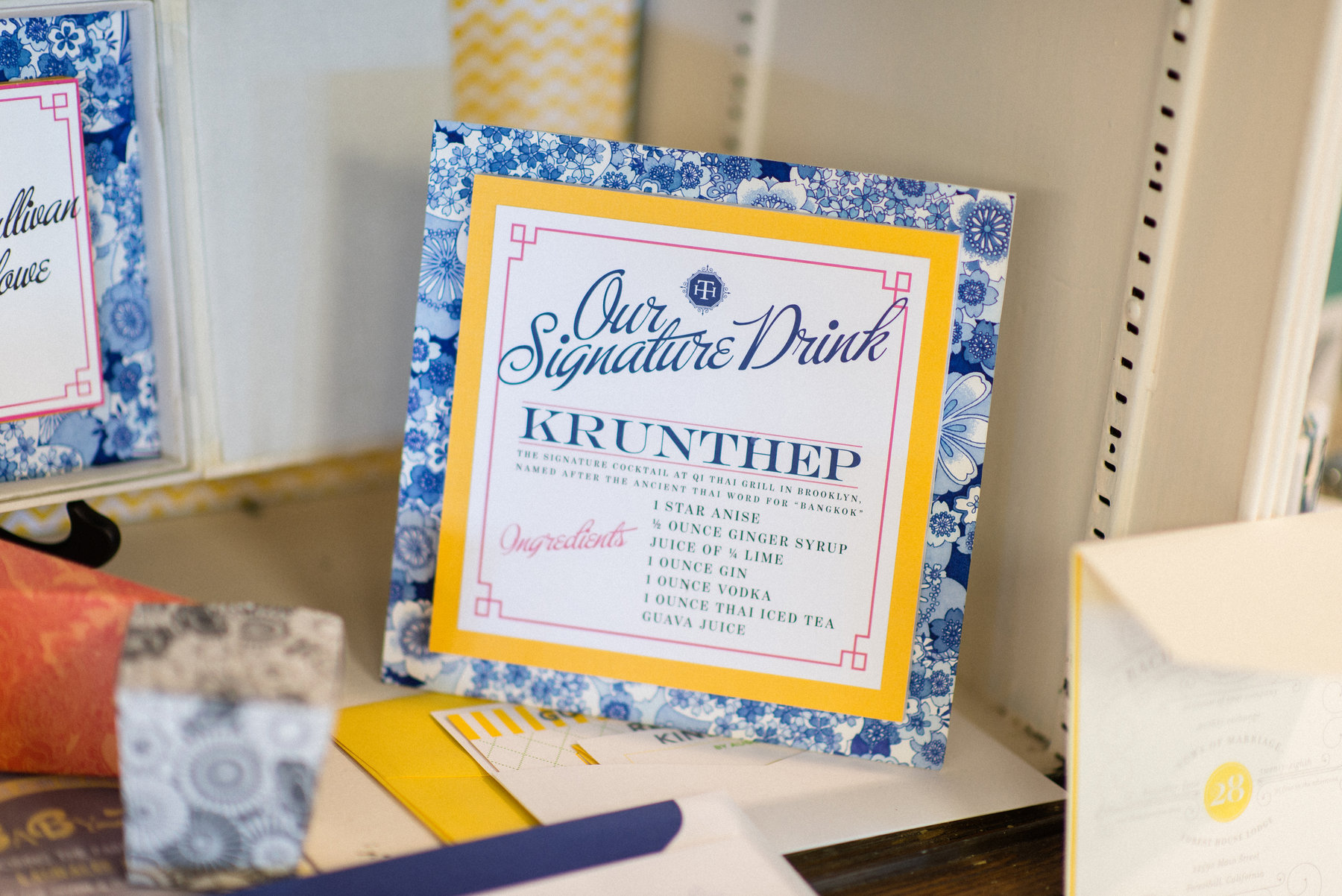 Signature Signs by Persnickety • Persnickety Invitation Studio